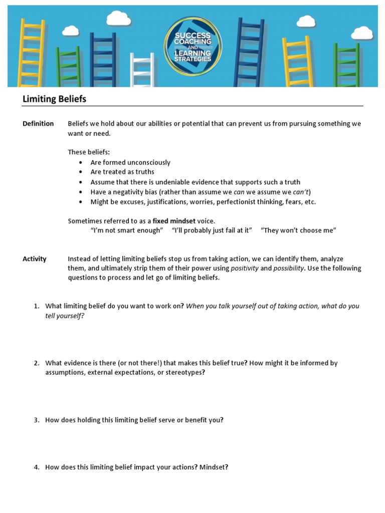 Understanding Limiting Beliefs | PDF
