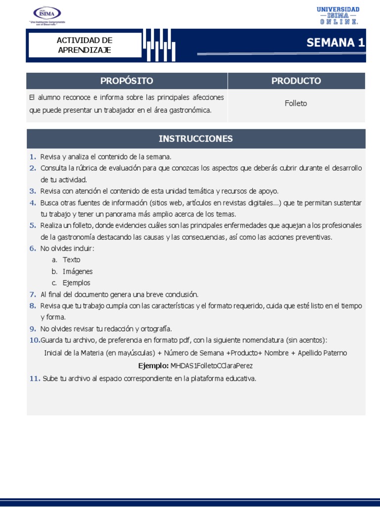 MHA S1 Folleto | PDF