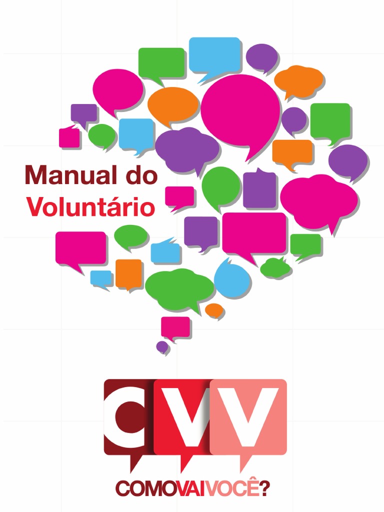 Manual Voluntário - 2018 (Tema I) | PDF | Ciências Sociais | Autoajuda