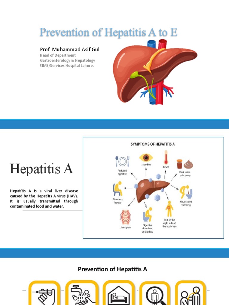 Prevention of Hepatitis A To E - 014825 | PDF | Hepatitis | Hepatitis B