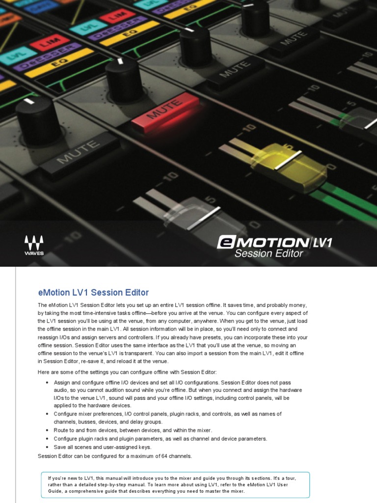 Emotion LV1 Session Editor | PDF | Computer Hardware | Computer ...