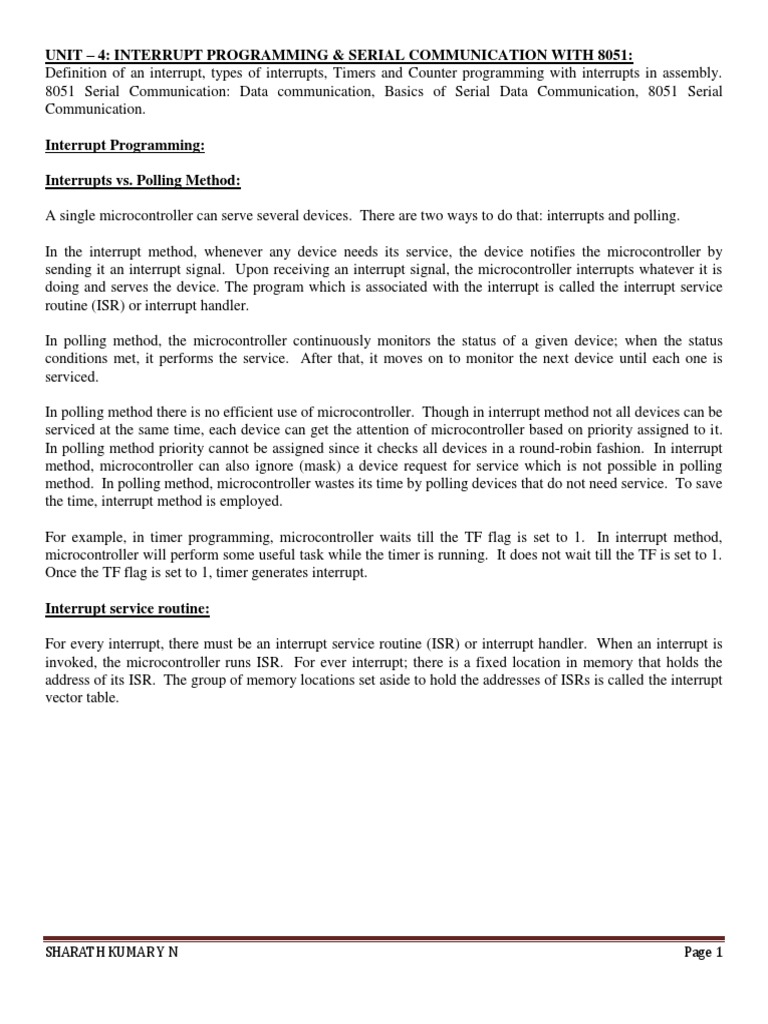 MC Unit 4 Notes-2 | PDF