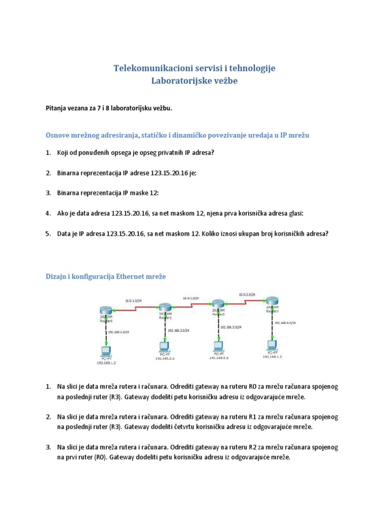 Pitanja Za Lab 7-8 | PDF