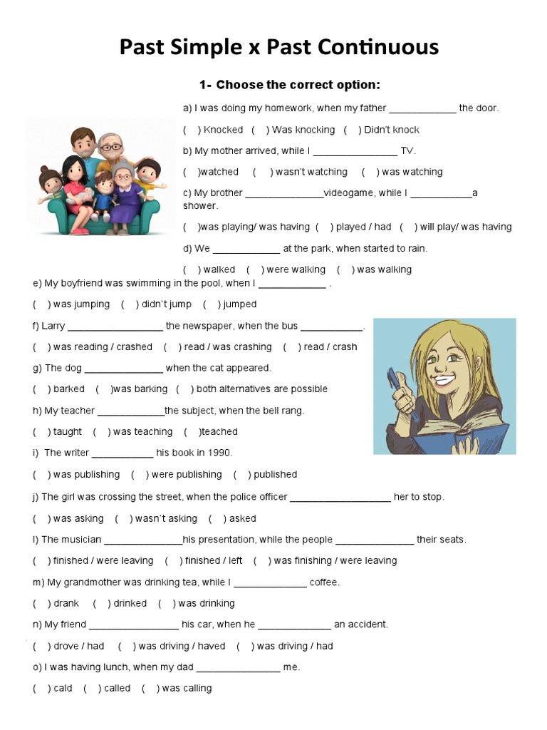 Past Simple X Past Continuous (By Jackie) | PDF