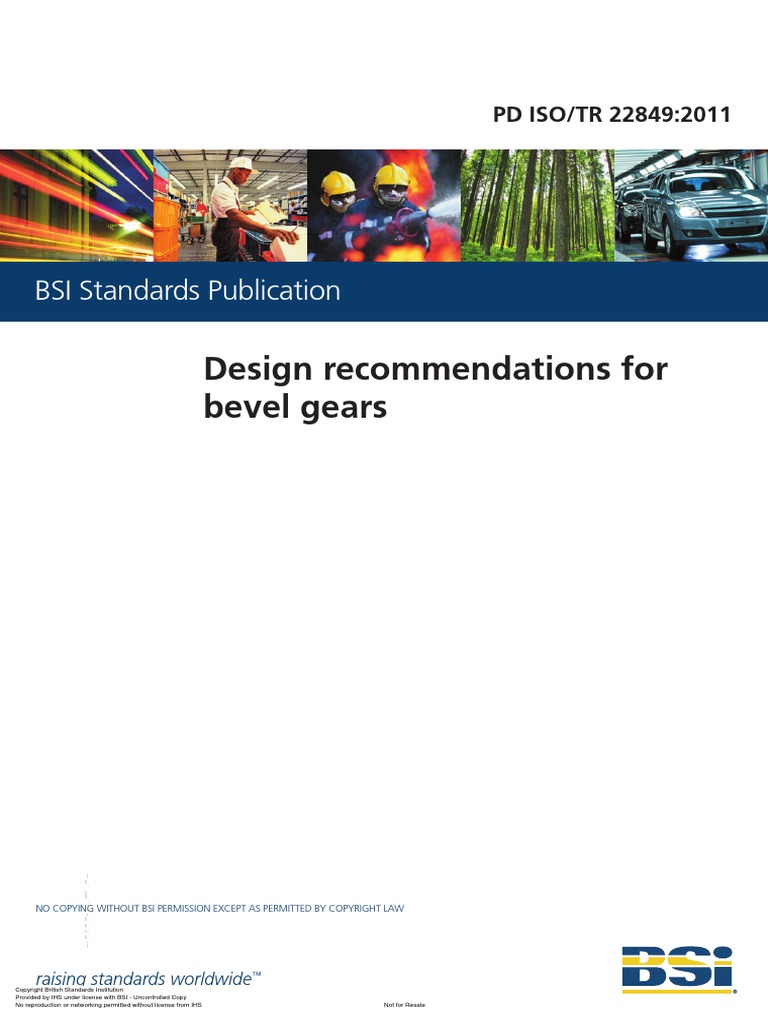 Agma Iso 22849-A12 - 2012 | PDF | Gear | International Organization For ...