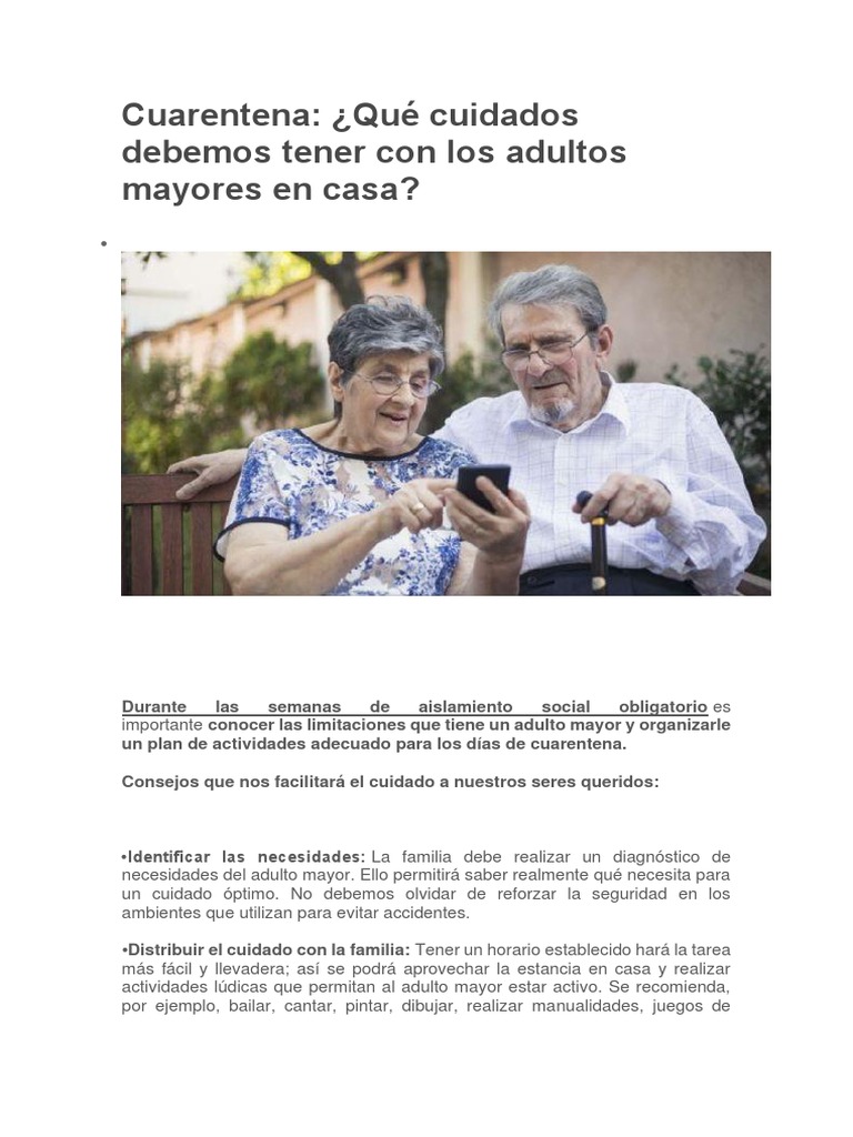 Apoyo Adultos Mayores | PDF | Adultos | Dieta