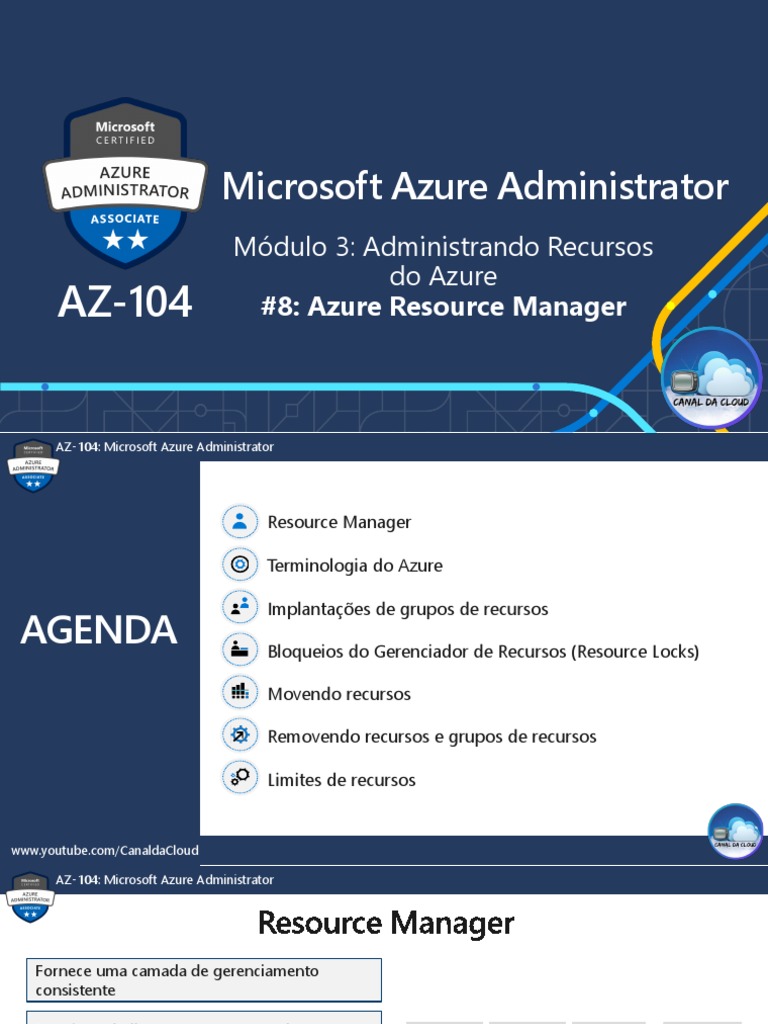 AZ-104 8 Azure Resource Manager | PDF | Business | Technology & Engineering