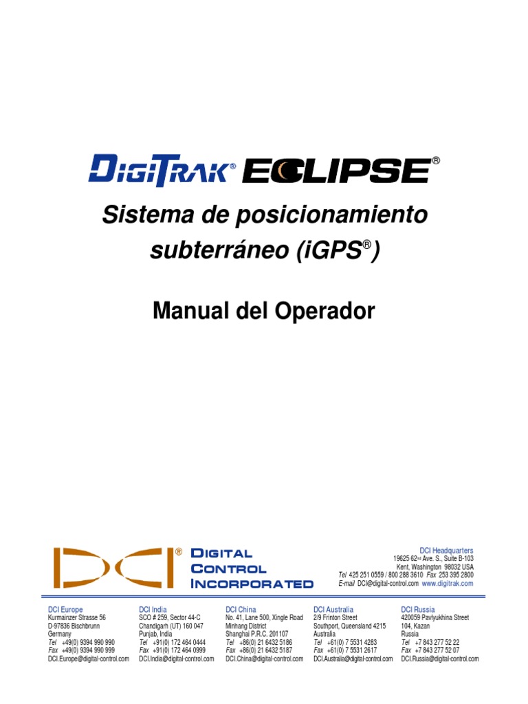 Digitrak Eclipse | PDF