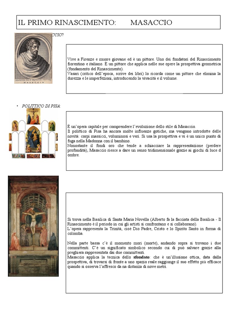 1) Il Primo Rinascimento | PDF