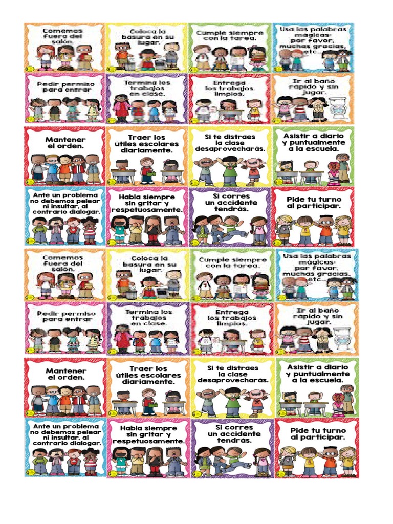 Normas Dentro Del Salon | PDF