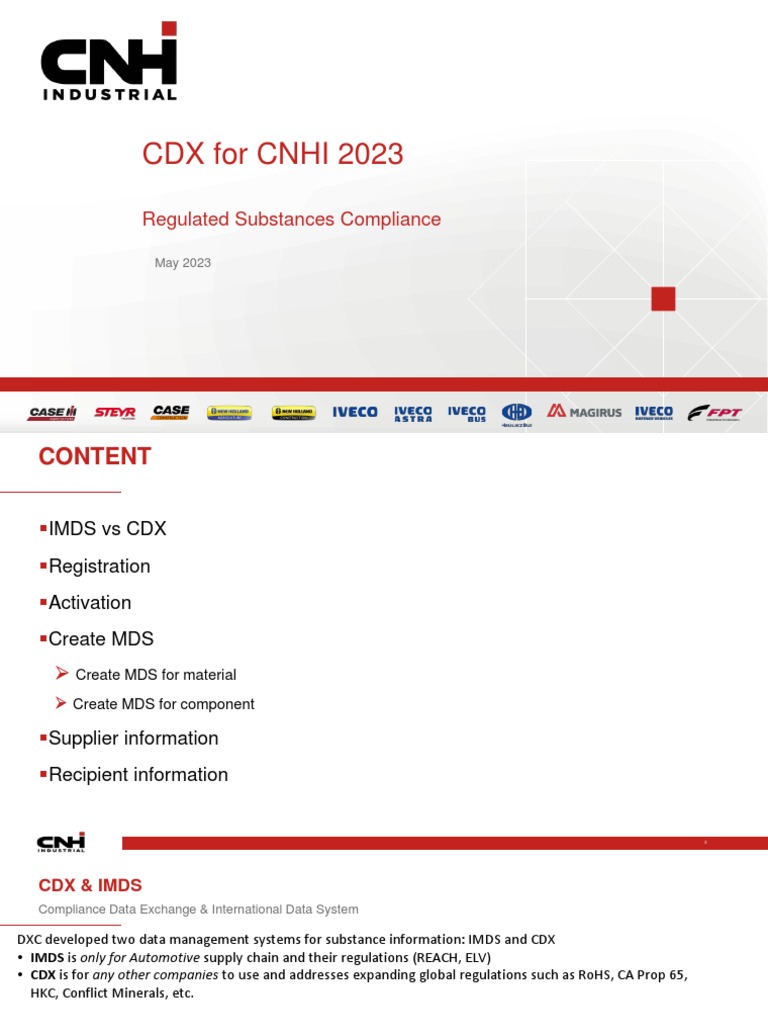 Supplier CDX Training-2023 | PDF