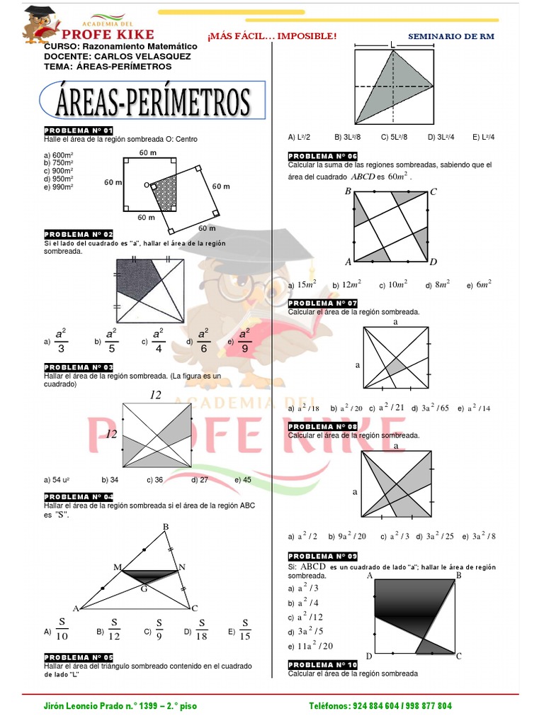 Areas Sombreadas Perimetros Hco | PDF