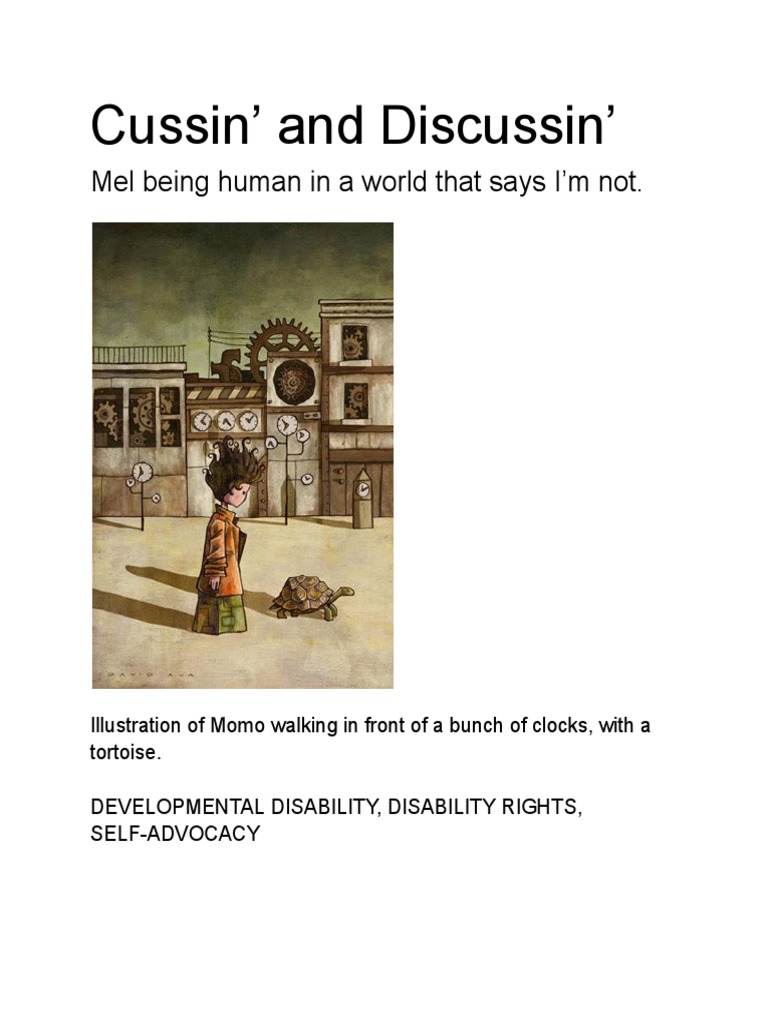 I Need Time by Mel Baggs | PDF | Accessibility | Disability