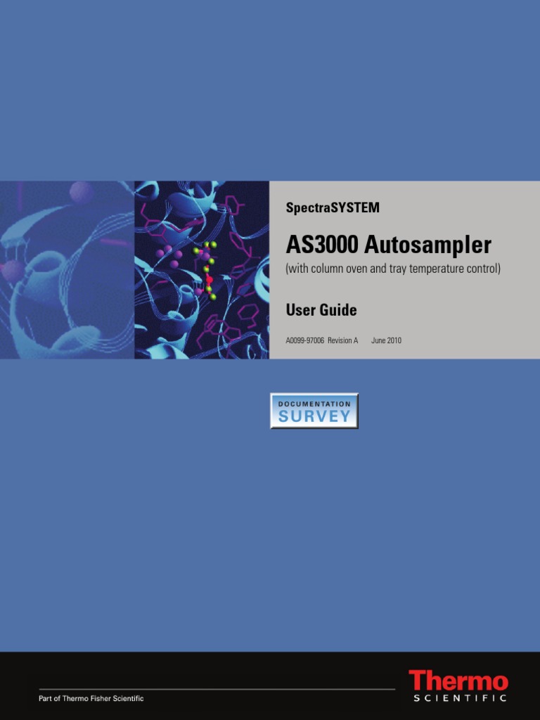 Thermo SpectraSYSTEM AS3000 Autosampler | Download Free PDF ...
