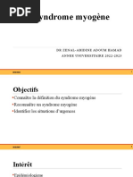 Comprendre le syndrome myogène | PDF | Contraction du muscle | Muscle