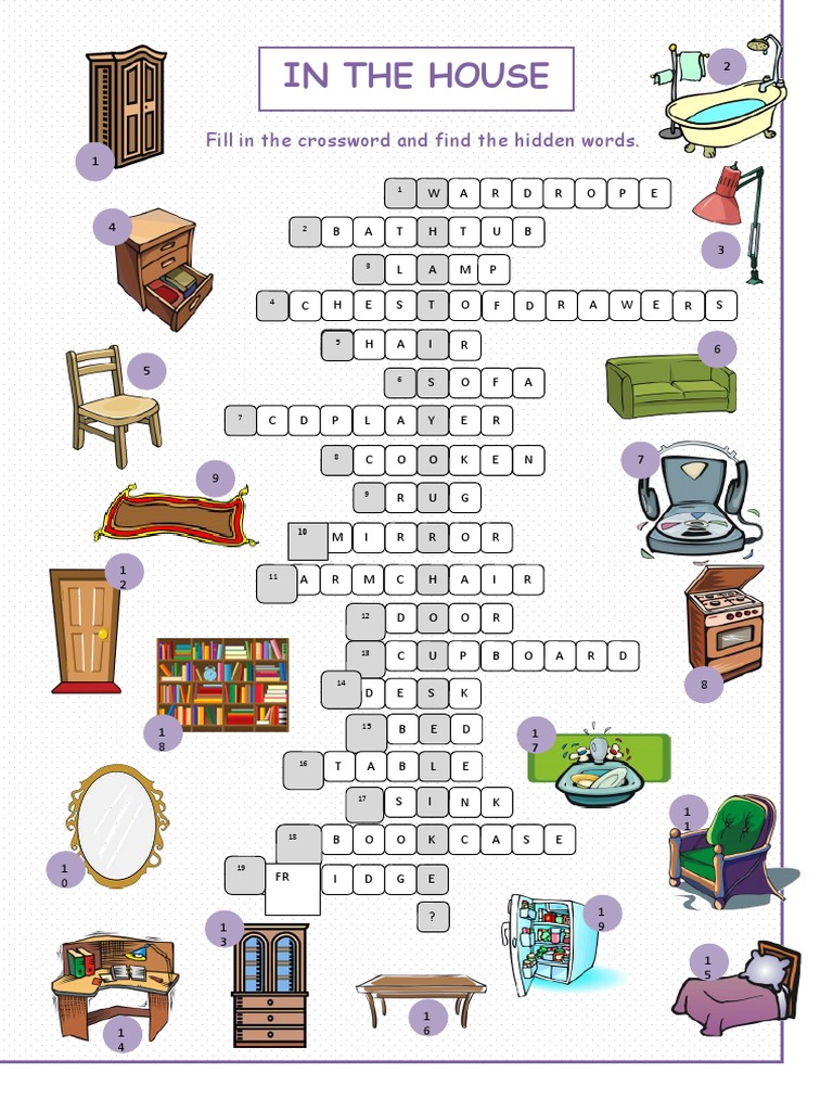 Copia de In-The-House-Crossword-Puzzle-Crosswords-Icebreakers-Oneonone ...