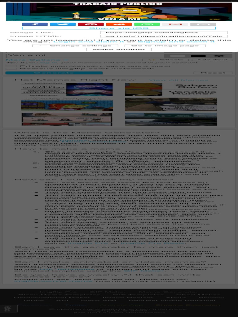 Nelson Tu Me Escuchas Meme Generator - Imgflip | PDF | Computers