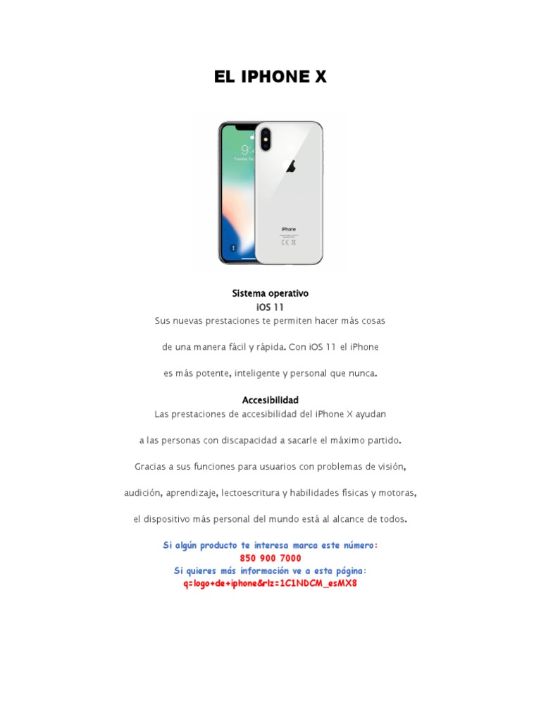 El Iphone X | PDF
