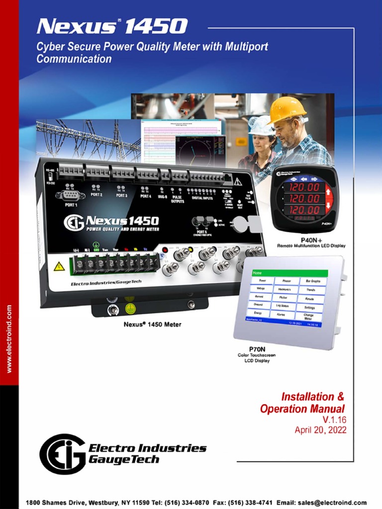 Nexus 1450 User Manual E171701 | PDF