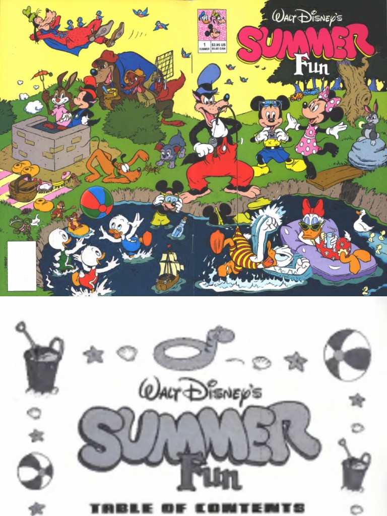 Walt Disney's Summer Fun 001 (1991) | PDF