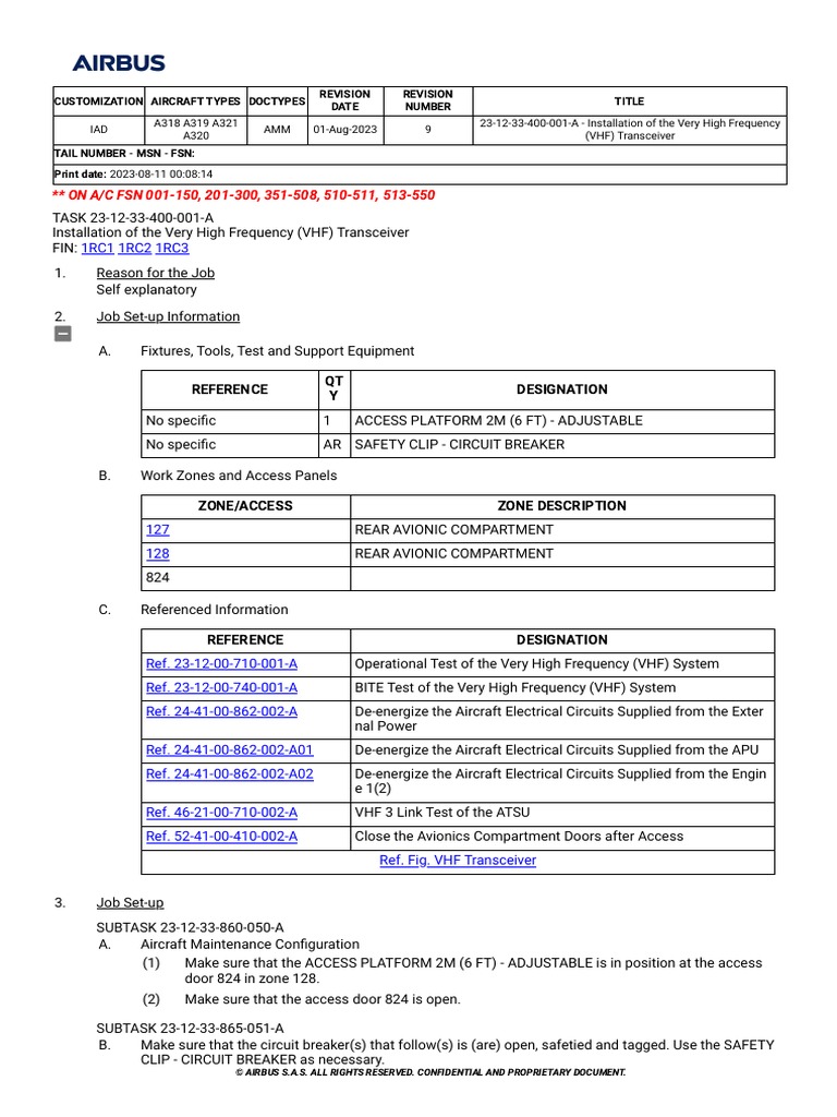 VHF Transceiver Installation Guide | PDF