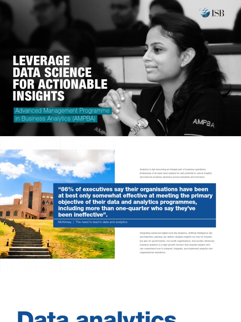 Brochure ISB AMPBA | PDF | Analytics | Machine Learning
