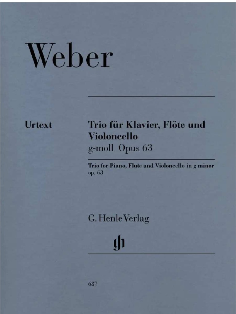weber-trio-g-minor-op-63-for-piano-flute-and-violoncello-henle | PDF