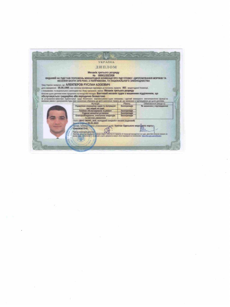 Certificate of Competency | PDF