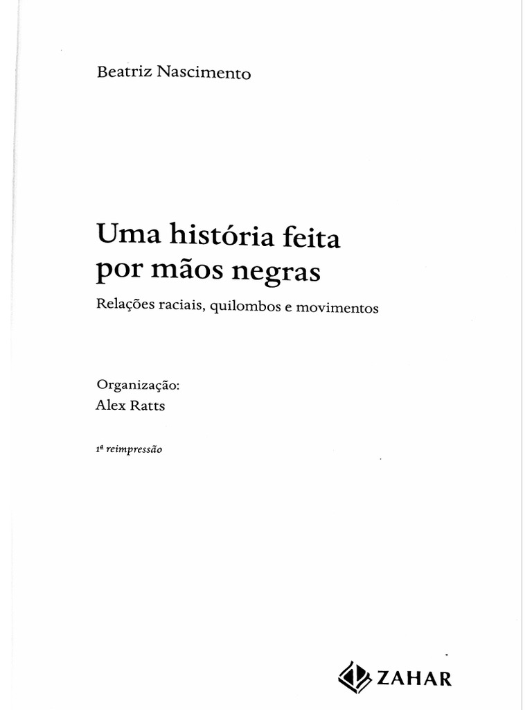 NASCIMENTO, BEatriz_Uma história feita por mãos negras | PDF