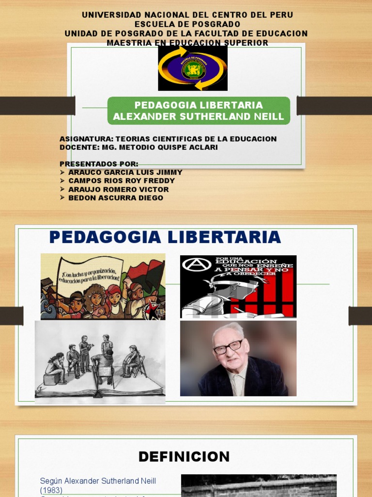 Pedagogia Libertaria | PDF