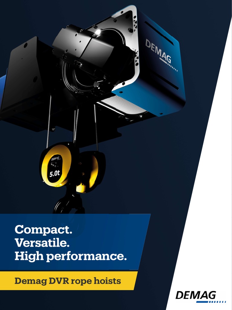 Demag Hoist Catalogue | PDF