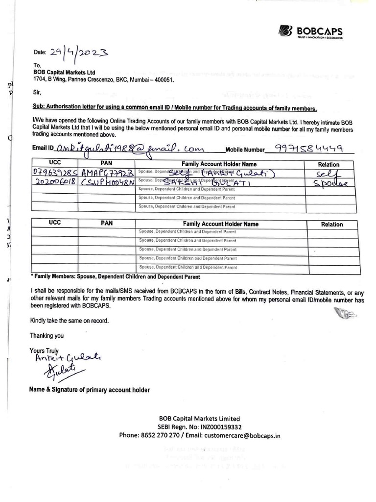 Family Consent Form | PDF
