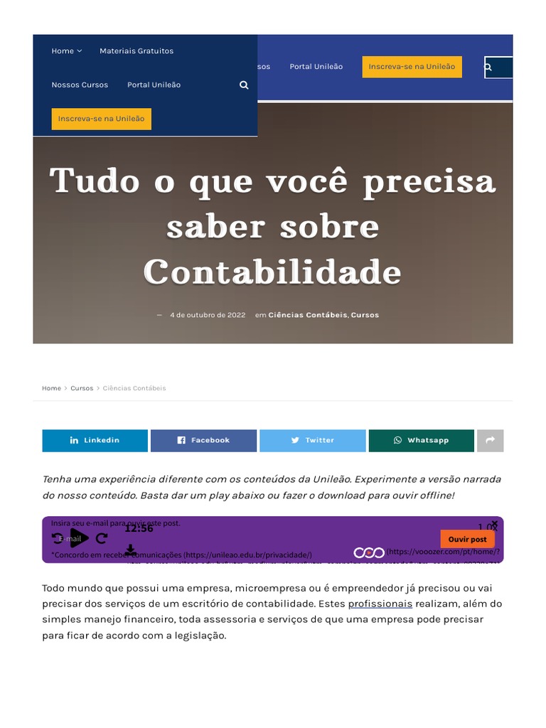 Tudo o Que Você Precisa Saber Sobre Contabilidade | PDF