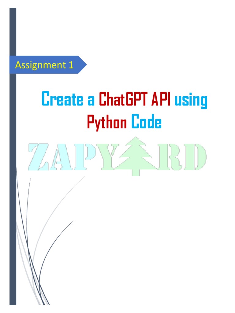 How To Create A ChatGPT API Using Python Code | PDF