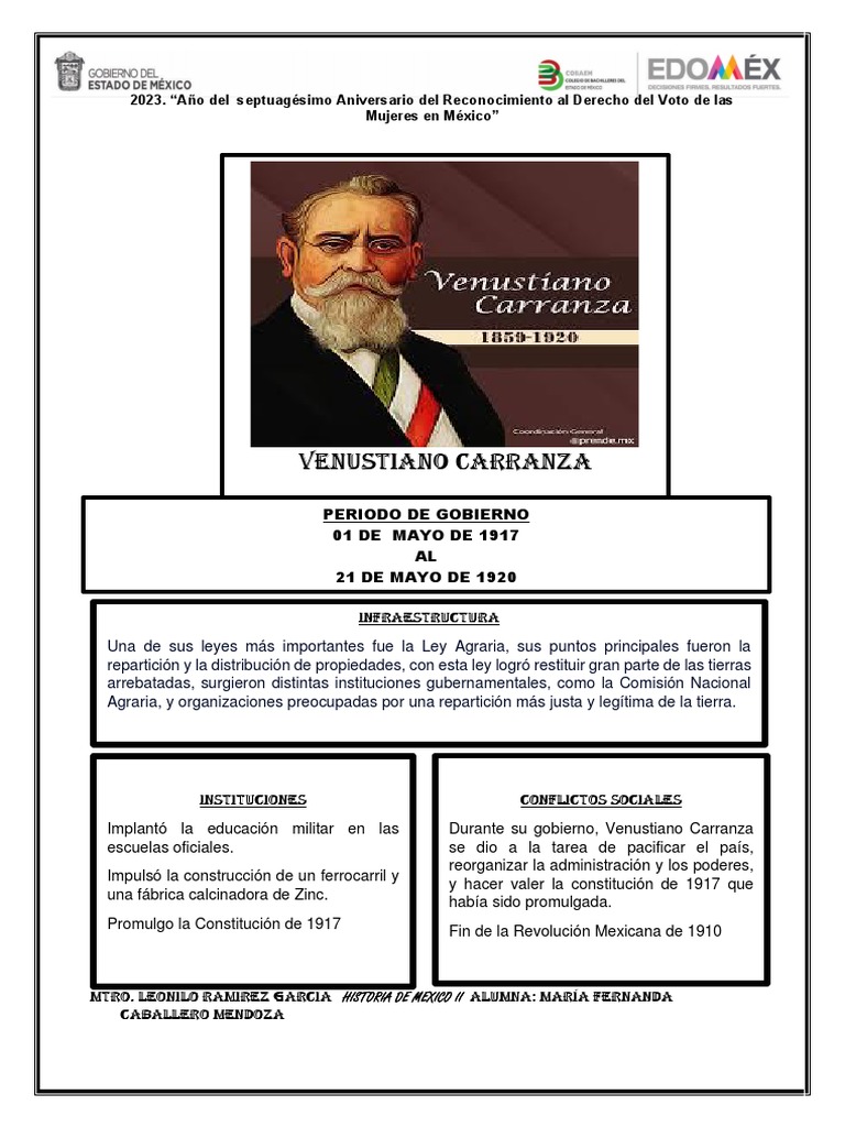 Venustiano Carranza | PDF