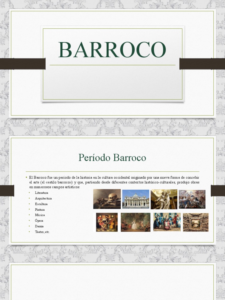 Características del Barroco en el Siglo XVII | PDF | Barroco ...