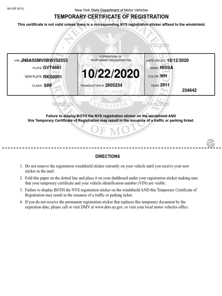 Temporary Registration RKS0001 | PDF | Business | Technology & Engineering