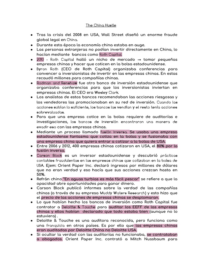 The China Hustle | PDF