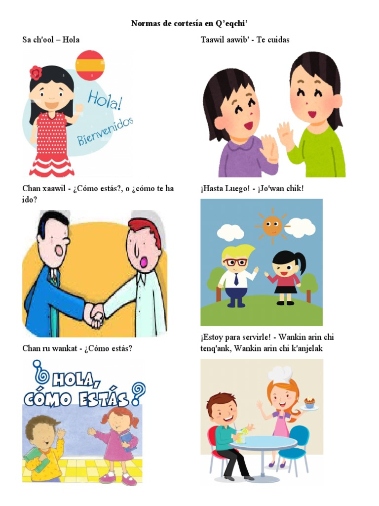 Normas de cortesía en Q'eqchi' | PDF