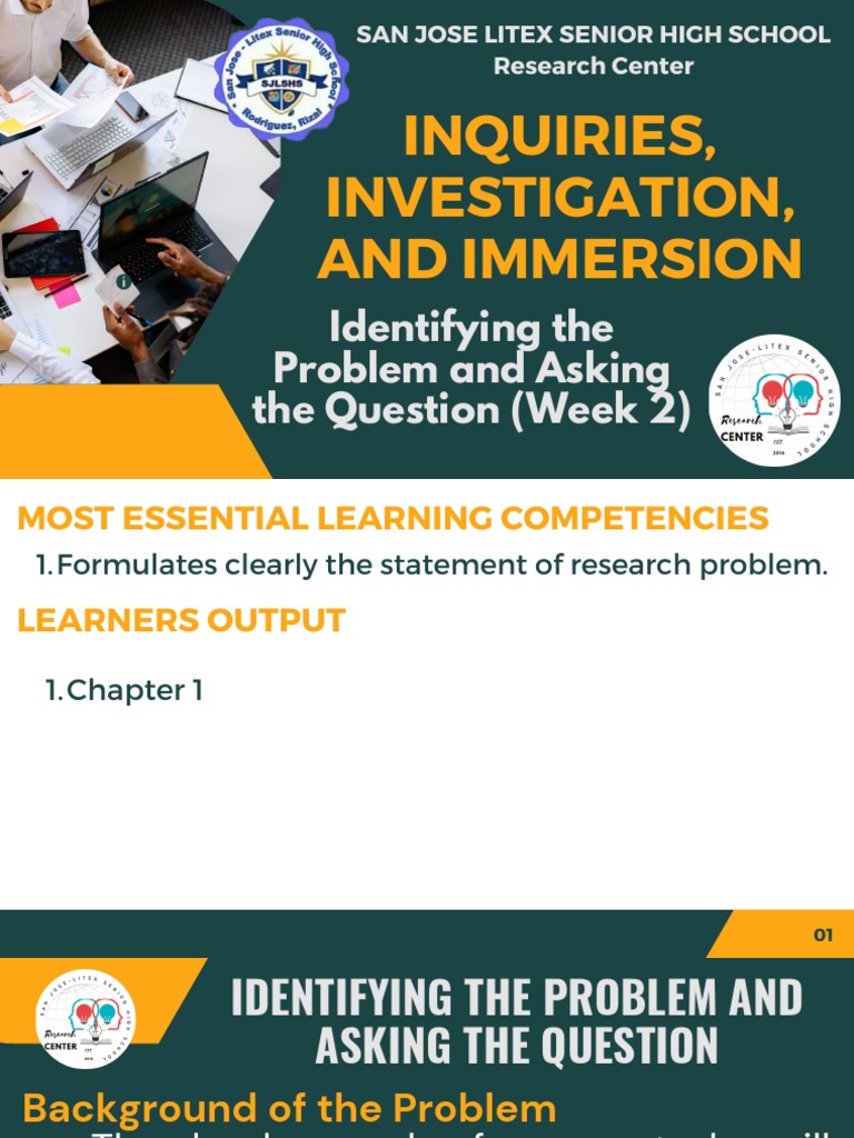 Research Problem Identification Guide | PDF | Hypothesis | Quantitative ...