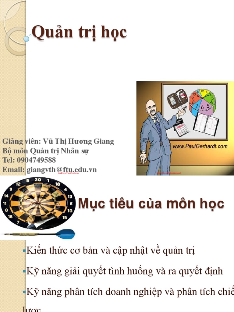 Quan-Tri-Hoc - Vu-Thi-Huong-Giang - Chuong-1 - Tong-Quan - (Cuuduongthancong - Com) | PDF