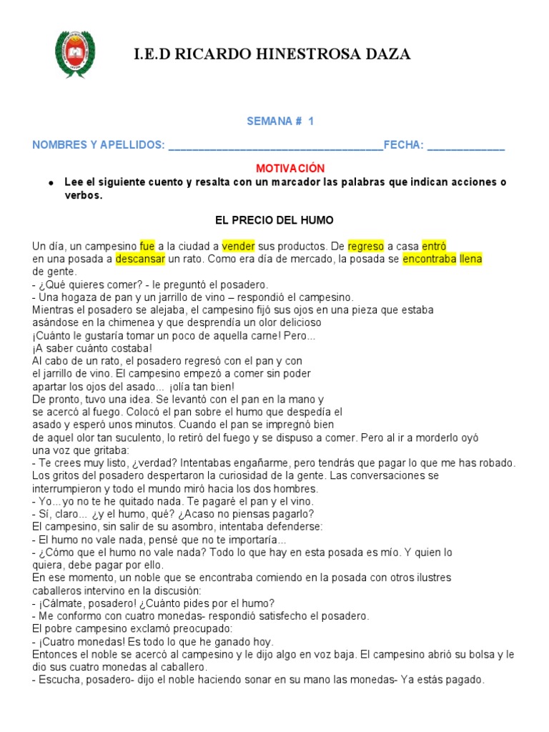 Guia de Verbos 4 y 5 | PDF | Verbo | Gramática