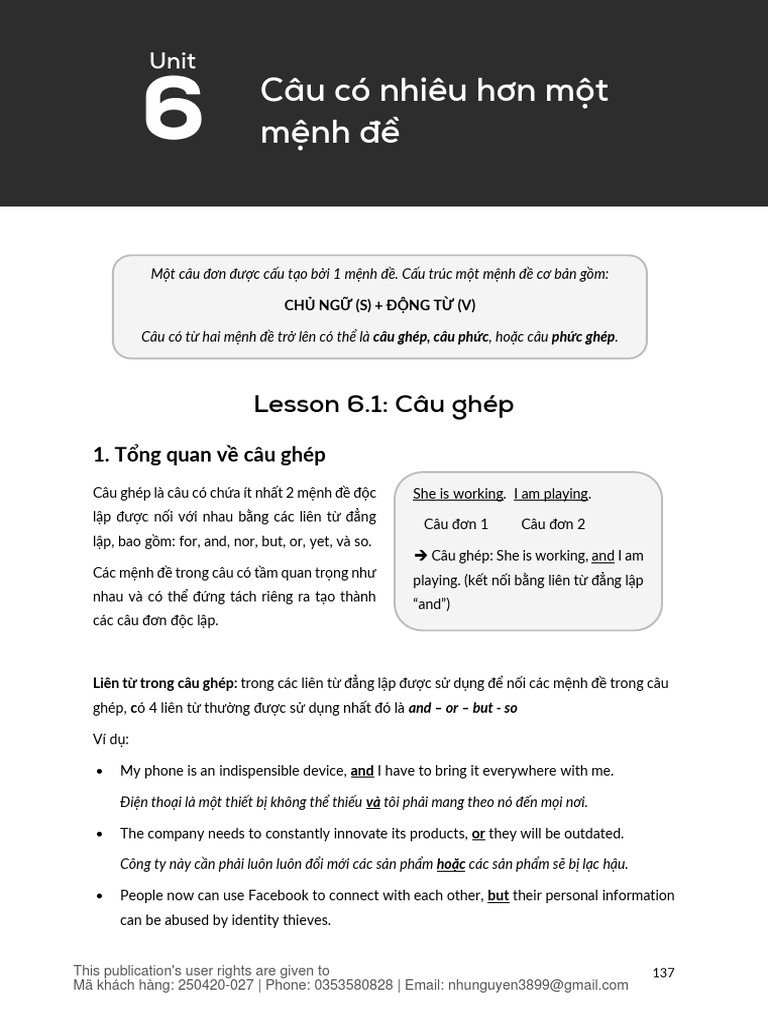 Lesson 6.1 & Lesson 6.2 | PDF