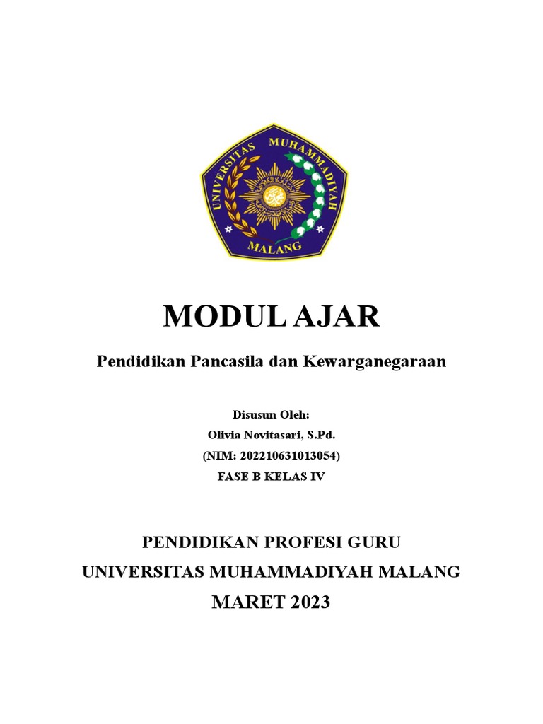 Modul Ajar Pjbl Ke 3 | PDF