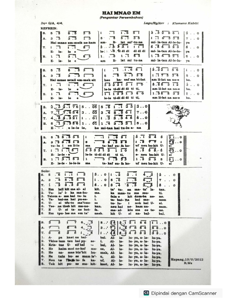 Hai Mnao em (Pengantar Persembahan) - Dawan | PDF