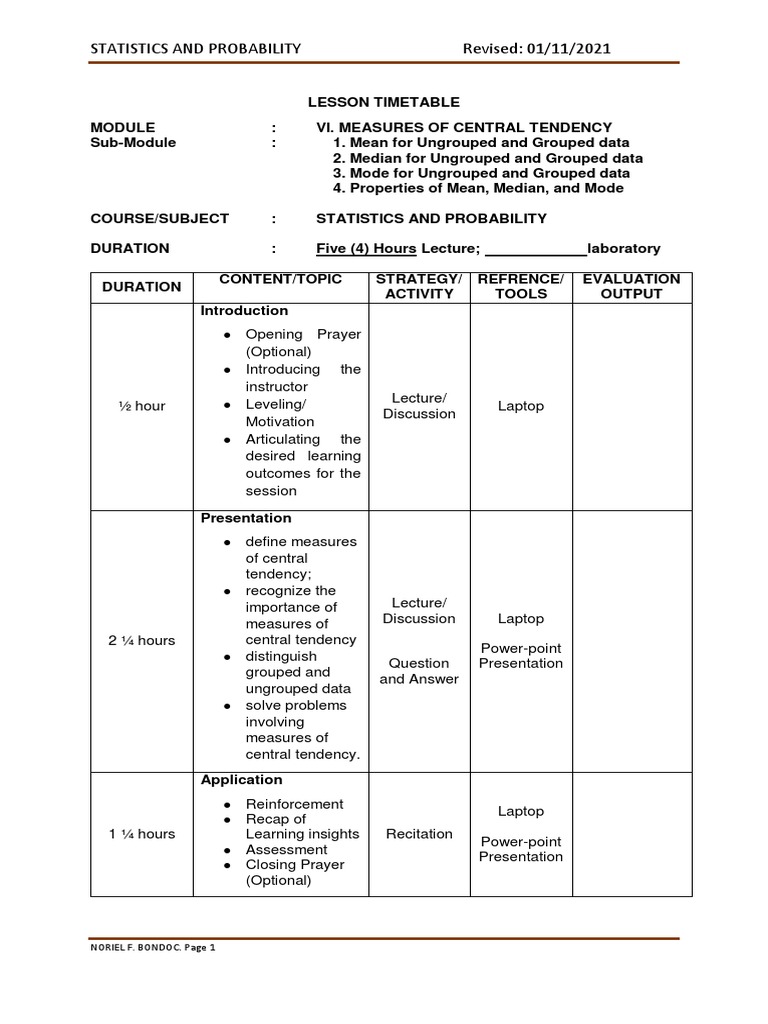 Module 6 - Statpro | PDF