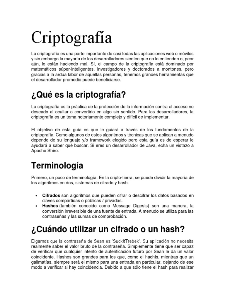 Criptografia | PDF | Clave (criptografía) | Criptografía