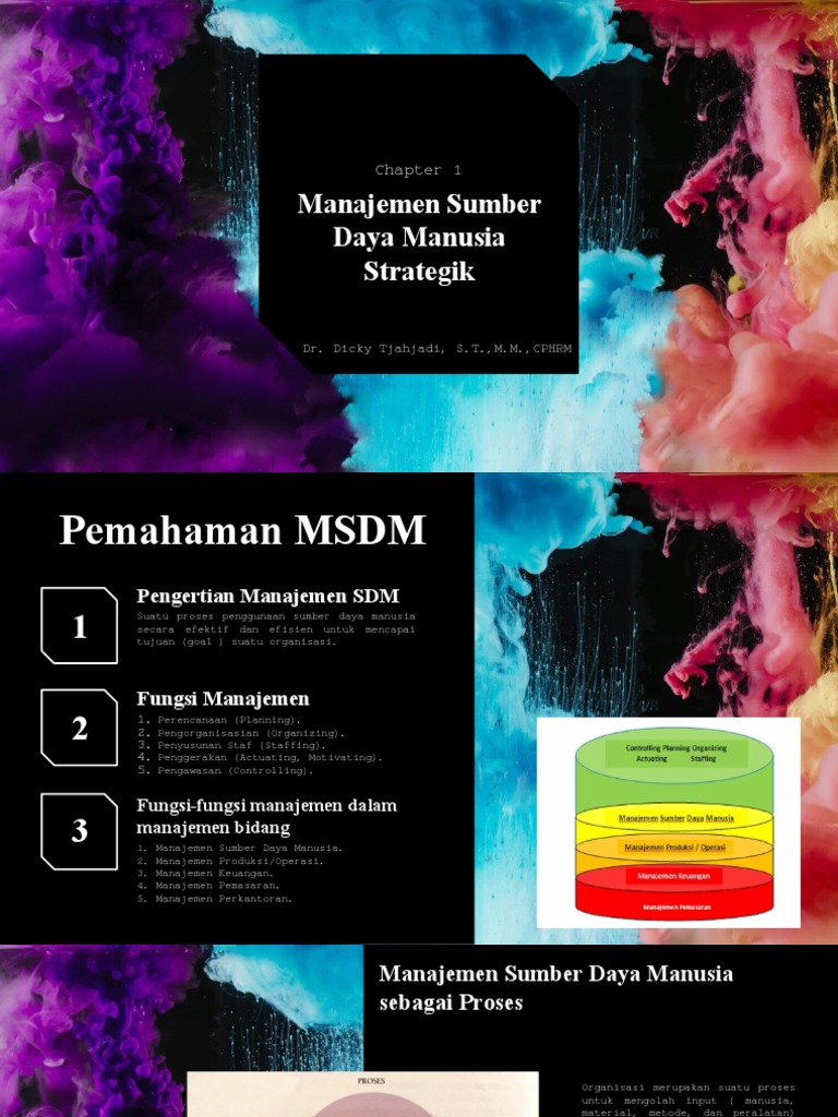 Bab 1 Hakikat MSDM Strategik | PDF