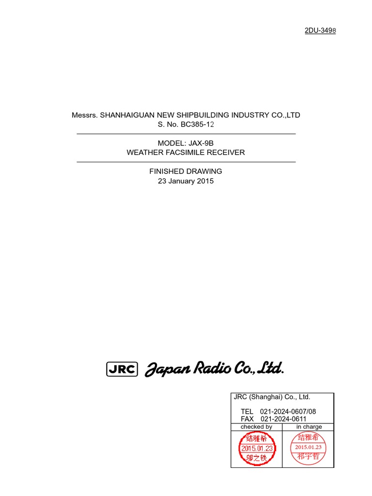 2du-3498 Jax-9b Final 00 | PDF | Power Supply | Lithium Ion Battery