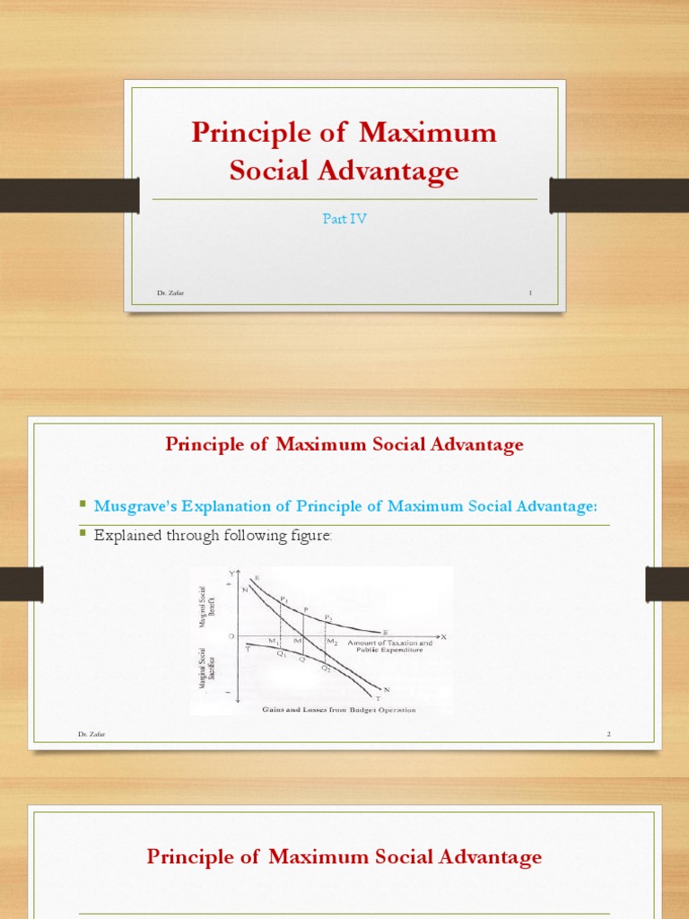 Principle of Max. Soc. Advantage - Part IV | PDF | Government Budget ...